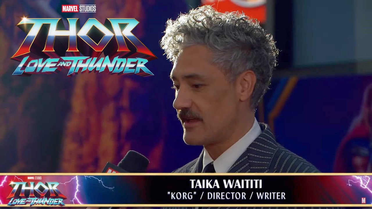 Director and Korg's Actor Taika Waitit | Marvel's Thor: Love and ...