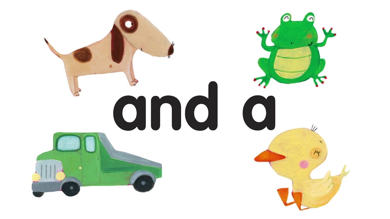 Sight Word Kids 1 - Point and Say "and" - YouTube