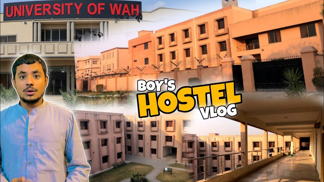 Hostal Tour Vlog || University of Wah Boys Hostal - YouTube