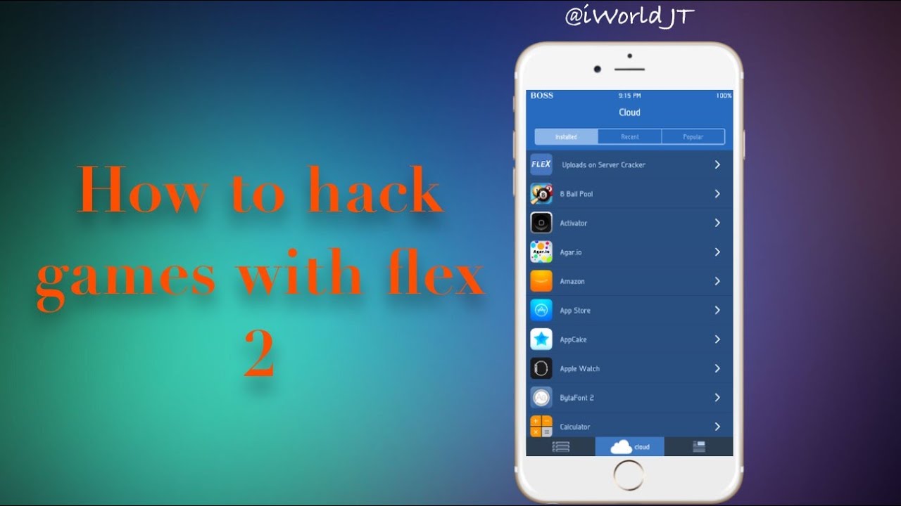 How to hack games with flex 2 ios 8.3/8.4 - YouTube