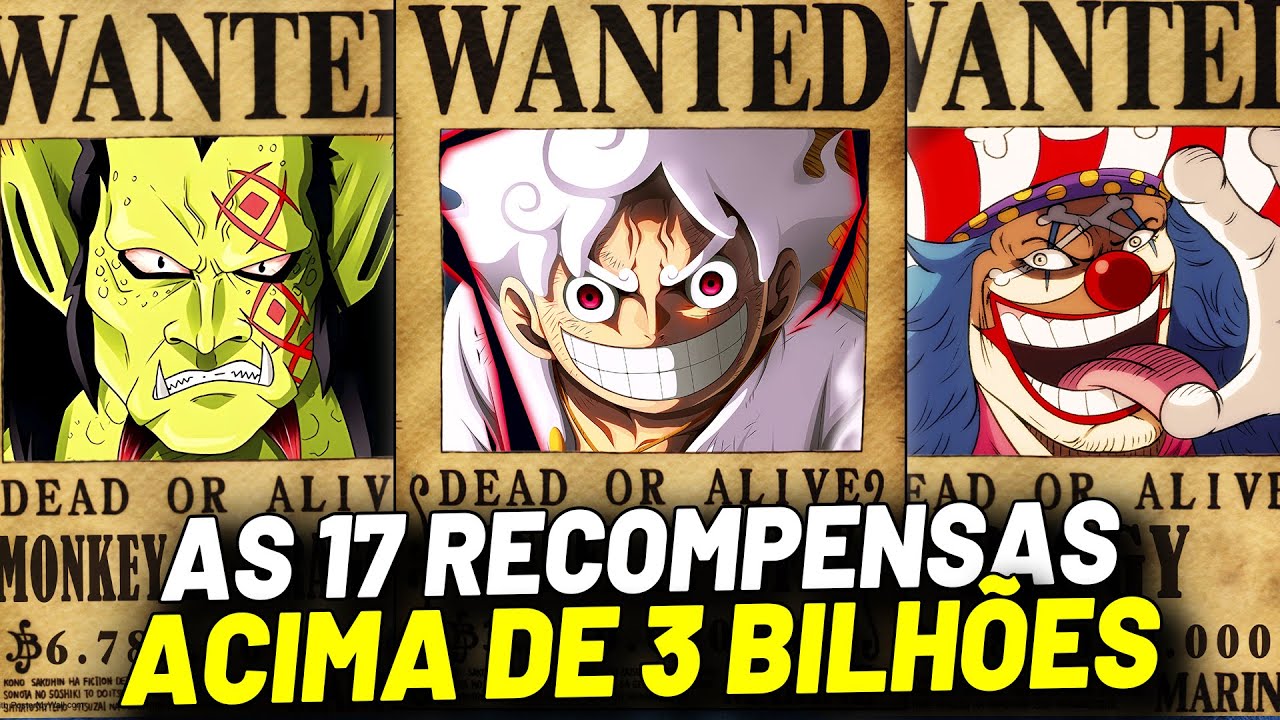 Lista De Recompensas De Personagens De One Piece Estas São As 20