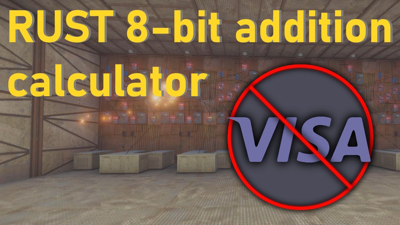 i built an 8-bit addition calculator in RUST and try to explain it ...