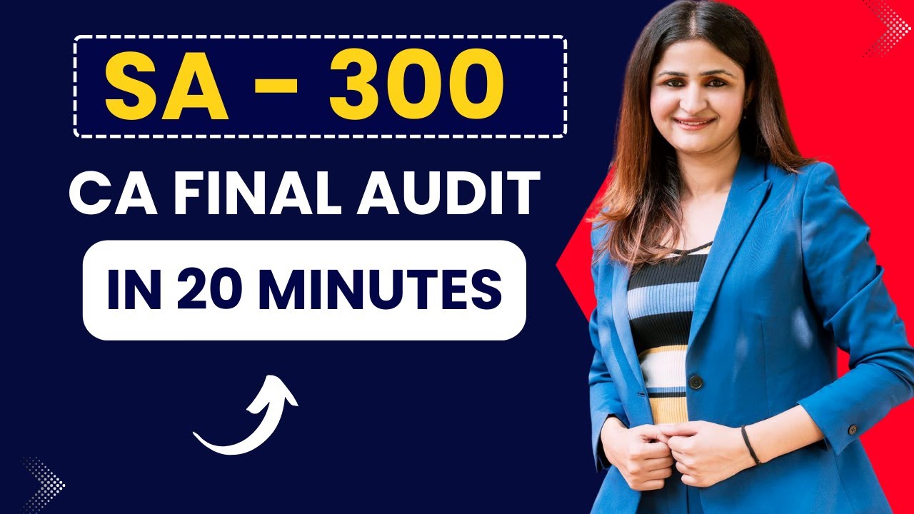 SA 300 | CA FINAL AUDIT | CA FINAL AUDIT NEW SYLLABUS | CA FINAL ...