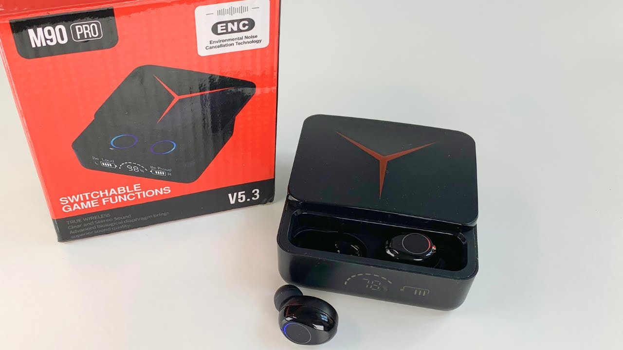 M90 Pro TWS Wireless Earbuds Unboxing and Features - YouTube