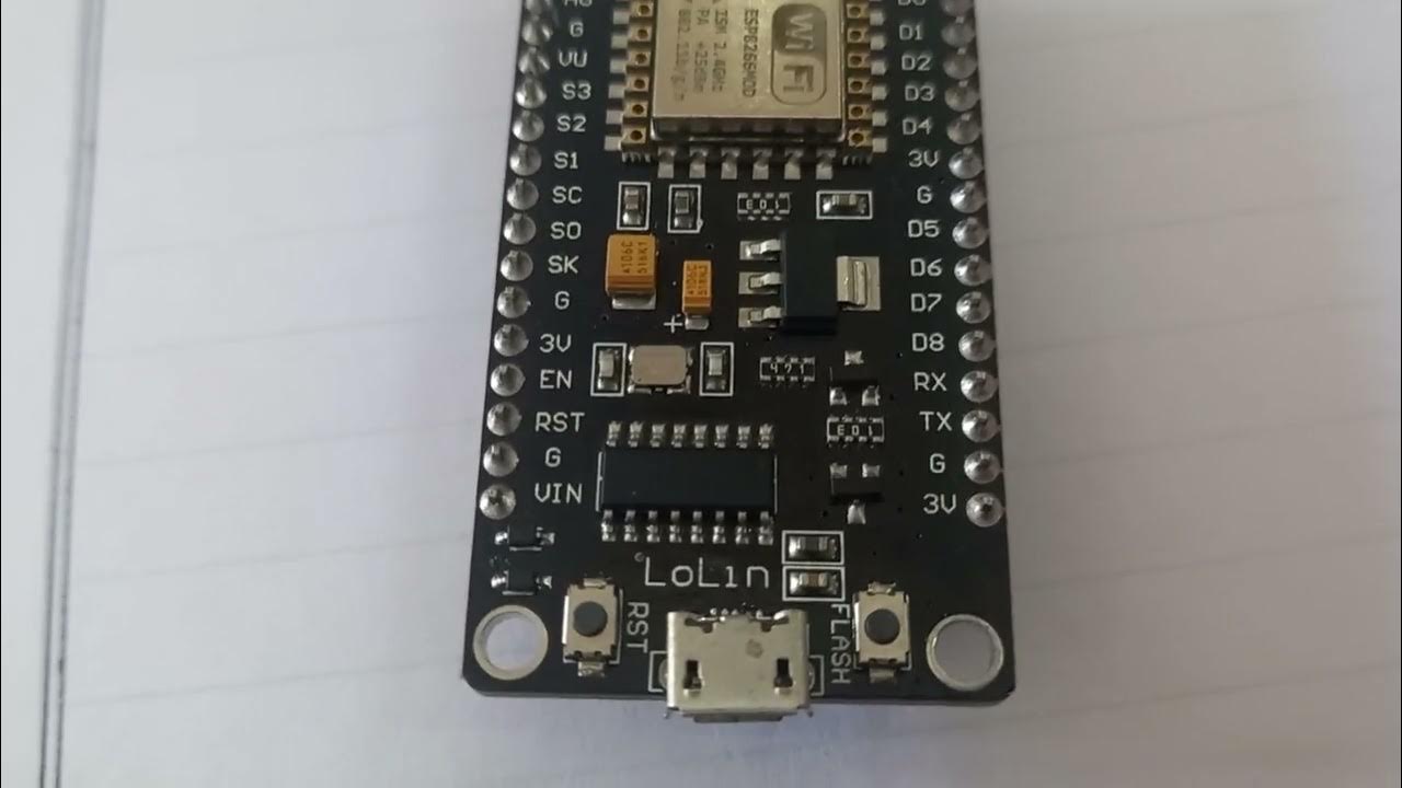 UART PINS of Nodemcu ESP8266. - YouTube