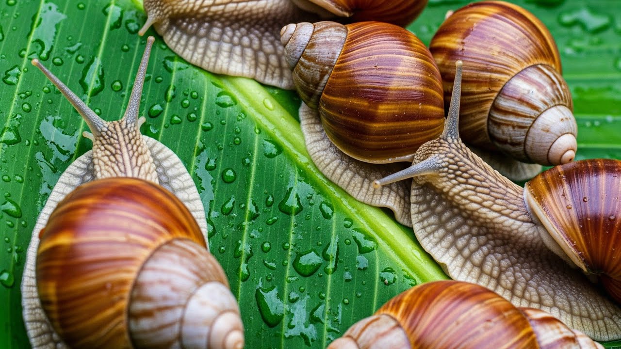 The Secret Life of Snails: A Peaceful Journey into a Tiny World - YouTube