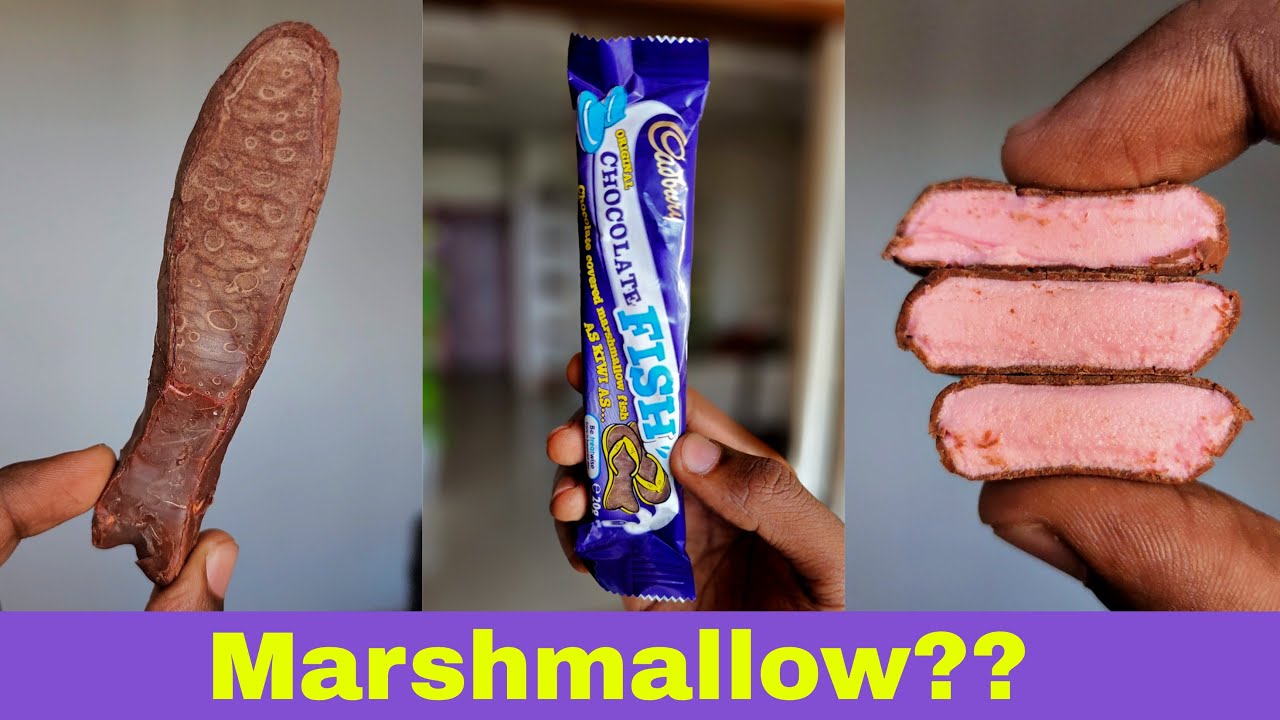 Cadbury Chocolate Fish Marshmallow - YouTube