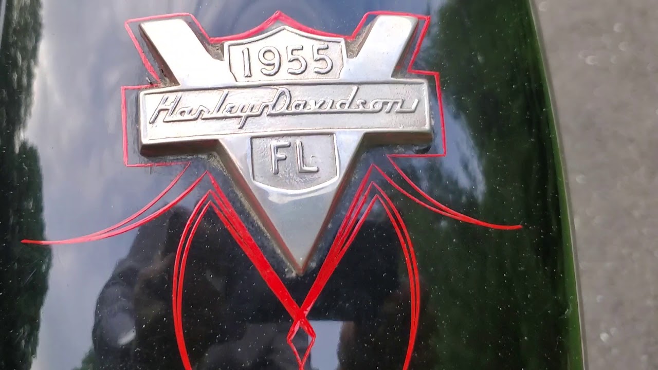 1955 Harley Panhead & Sidecar Classic Motorcycle - YouTube