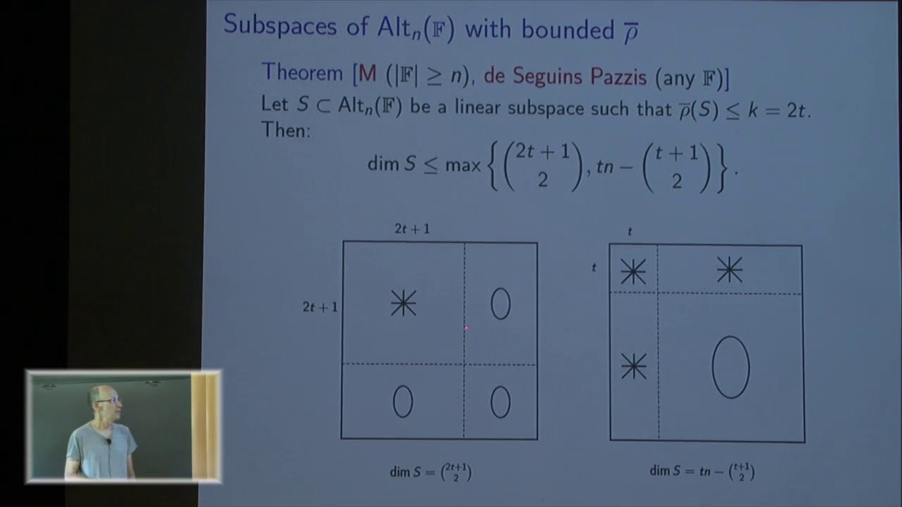 Combinatorial methods for PIT (and ranks of matrix spaces) - Roy ...