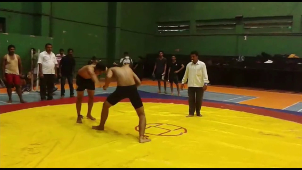 रत्नागिरी खेड तालुका निवड चाचणी मधील एक जुनी काटा कुस्ती । kusti ...
