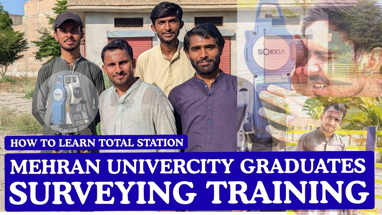 Learn Total Station Field Work | How to Operate It Properly | Waseem ...