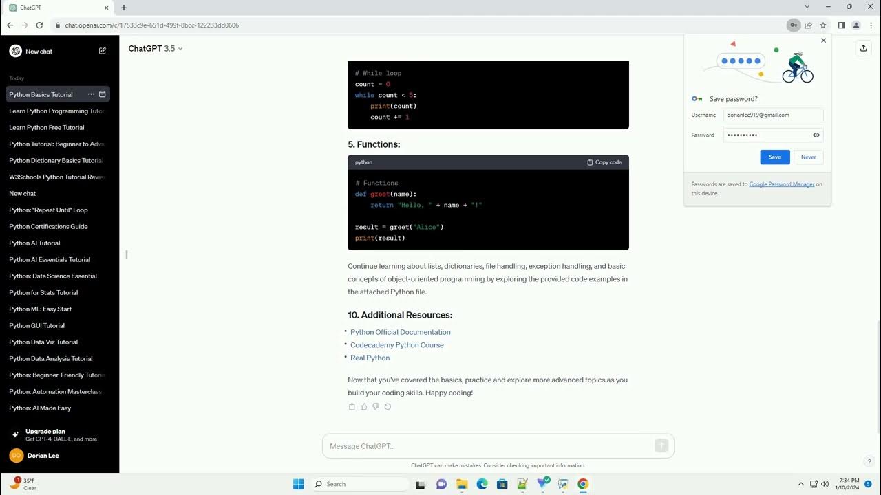 learn python programming beginners - YouTube
