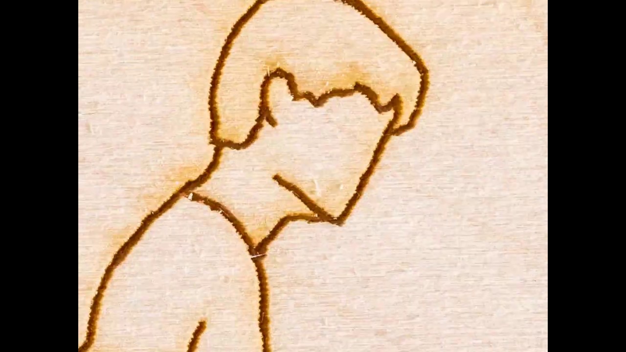 Laser Cutting Animation using plywood. - YouTube