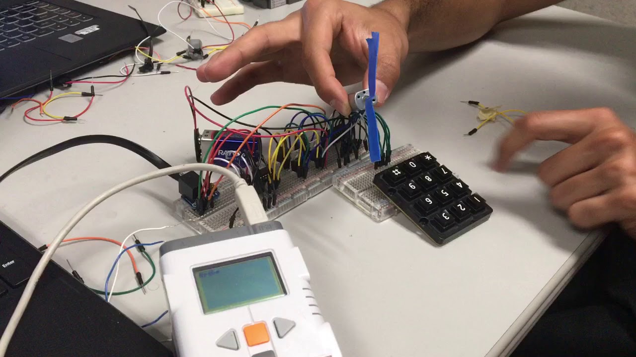 DC Motor Control with 12-key Keypad - YouTube