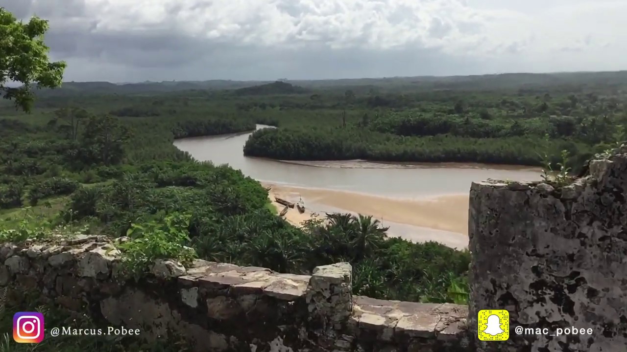 Butre village and Fort Batenstein, Western region of Ghana. Awesome ...