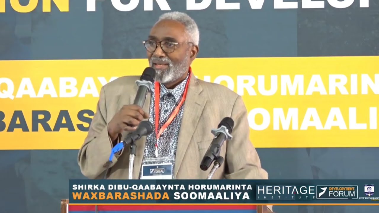 Xil Shariif Maxamed ayaa soo jeediyey Warbixin ku saabsan horumarka ...