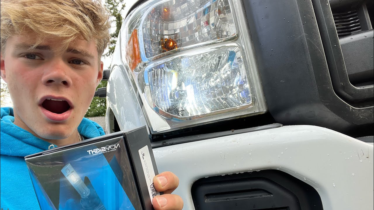 Installting LED Headlights on my Truck! - YouTube