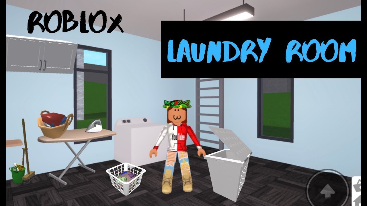 Bloxburg laundry room build. - YouTube