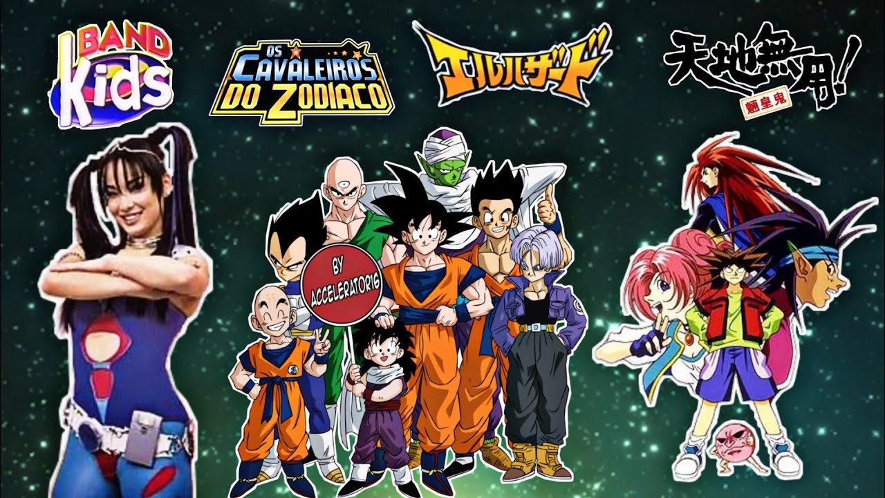 MELHORES ANIMES QUE FORAM EXIBIDOS NO BAND KIDS APRESENTADOS PELA KIRA ...