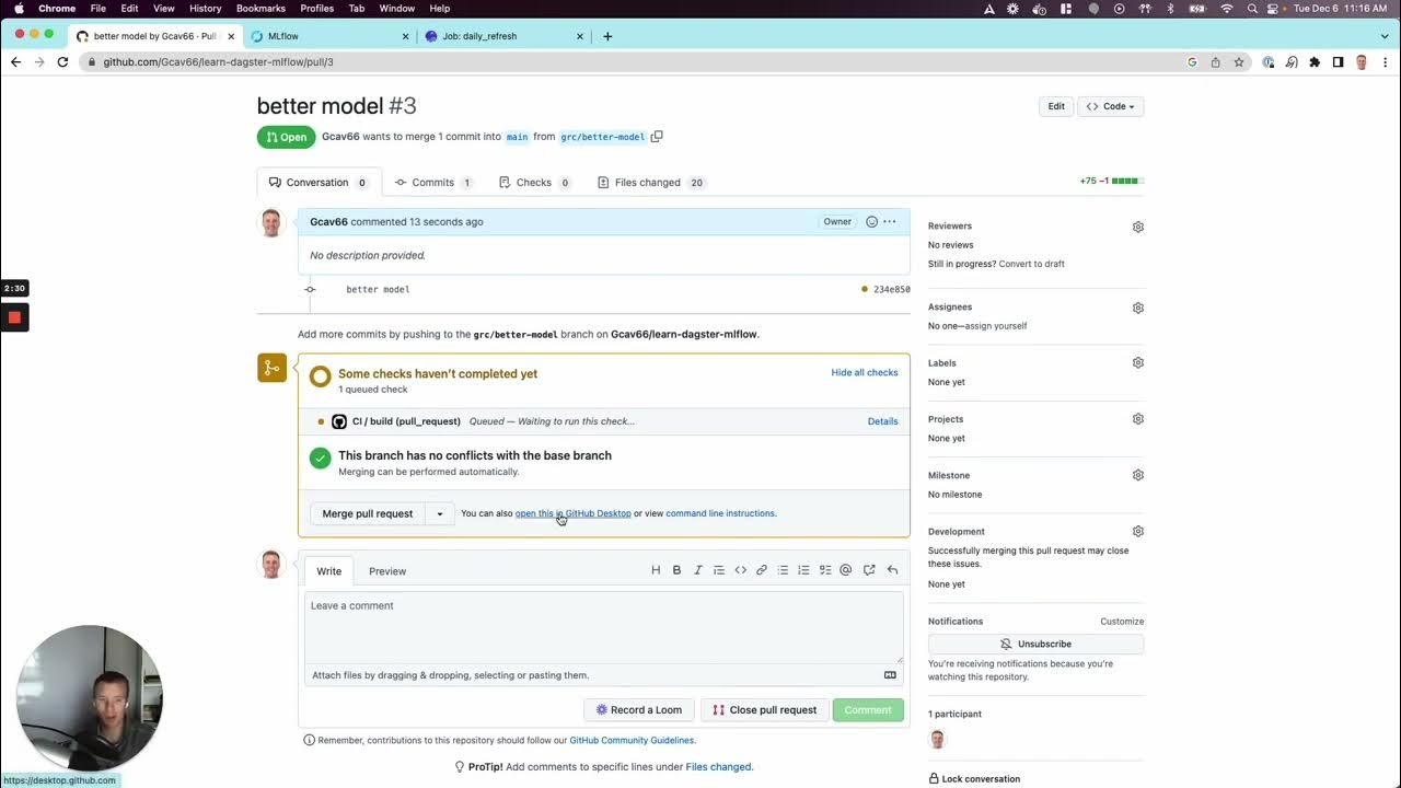 Quick ML Pipeline using MLflow, Dagster, and Github Actions - YouTube
