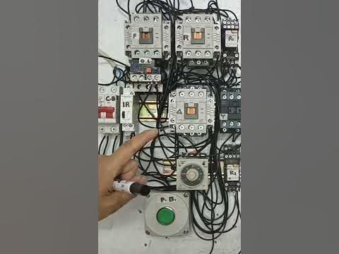 Single Push Button forward Reverse Wye Delta with Impulse Relay #bernaztvvlog - YouTube