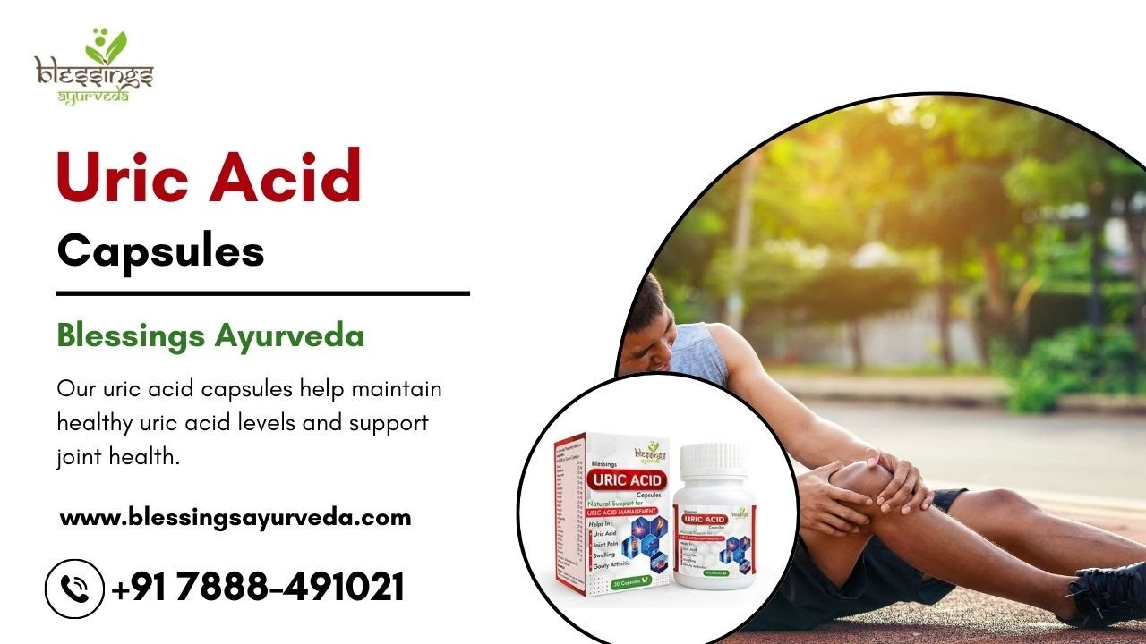 Uric Acid Capsules | Uric Acid Supplements | Herbal Joint Support ...