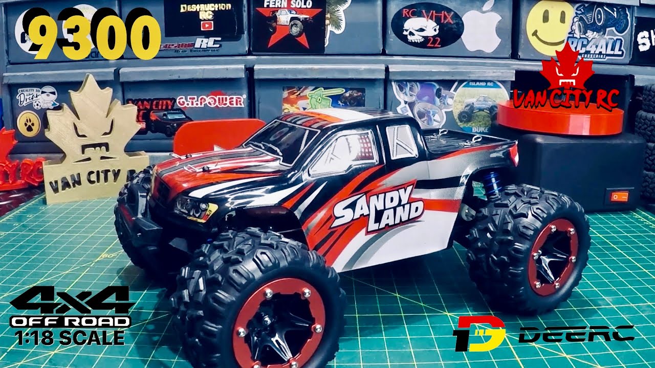 DEERC 9300 1:18 Scale 4WD RC Truck 1st Look & Overview - YouTube