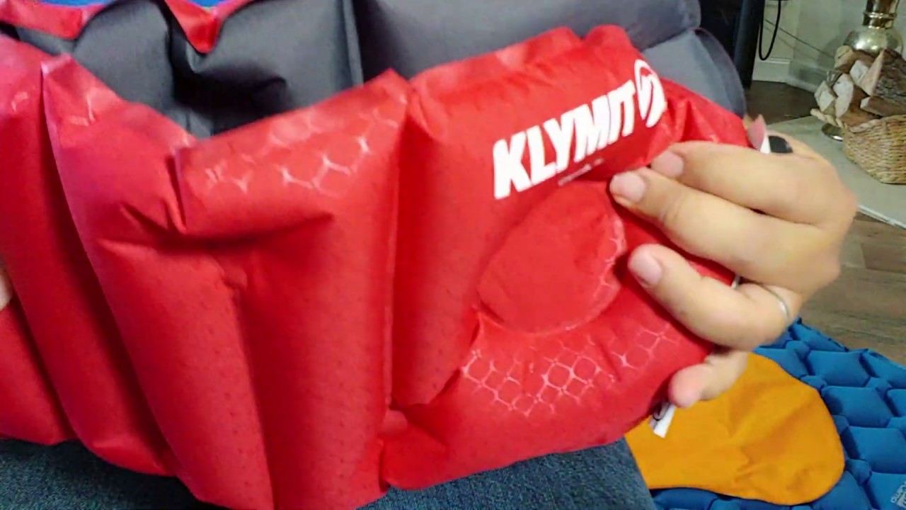 KLYMIT CUSH INFLATABLE PILLOW - YouTube
