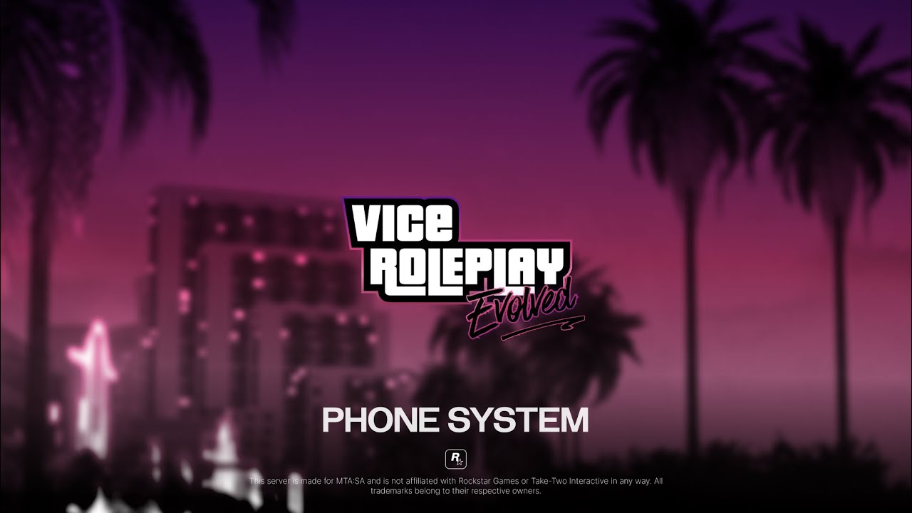 MTA:SA Vice Roleplay Phone System | Gameplay Showcase - YouTube