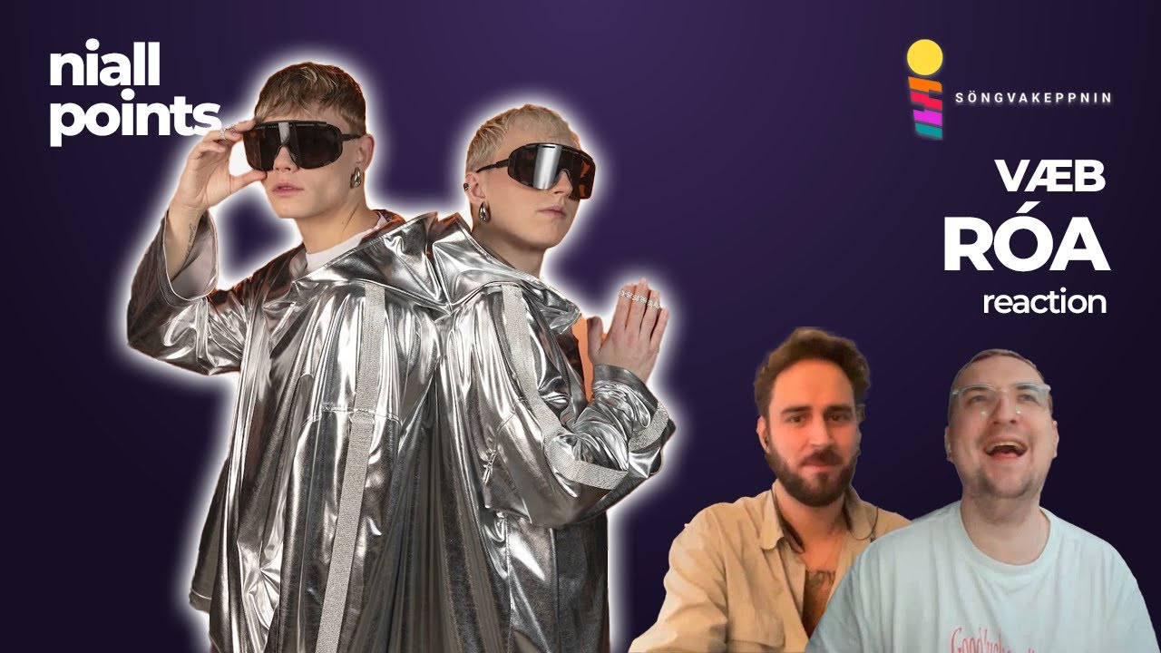 VÆB - RÓA (🇮🇸 Songvakeppnin 2025 reaction) - YouTube