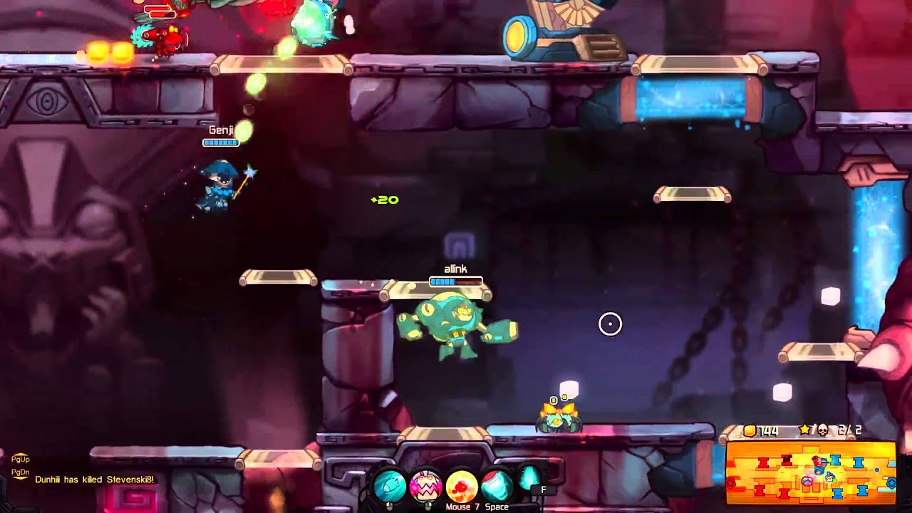 [Awesomenauts] A big, angry, hockey puck - YouTube