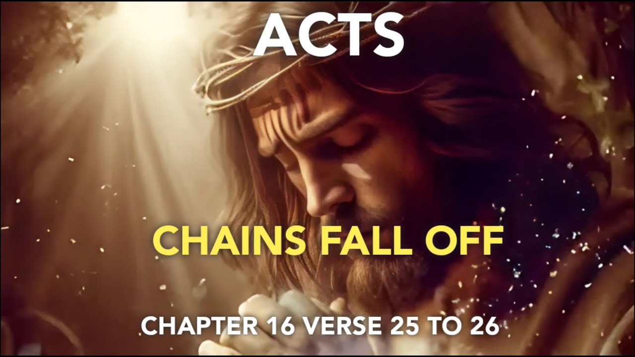 Chains Fall Off | Acts Chapter 16 Verse 25 to 26 | Christ Loves You ...
