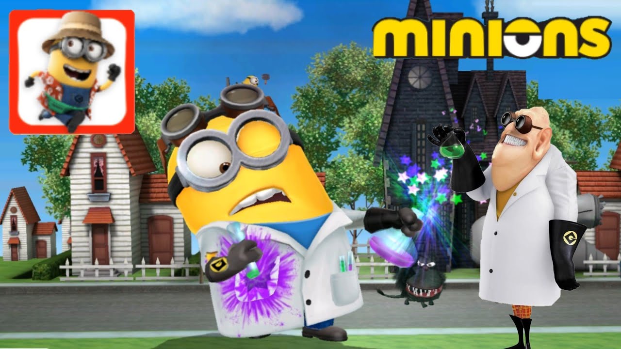 Minion rush Despicable Me Lab Coat minion Level 486 Residential Area ...