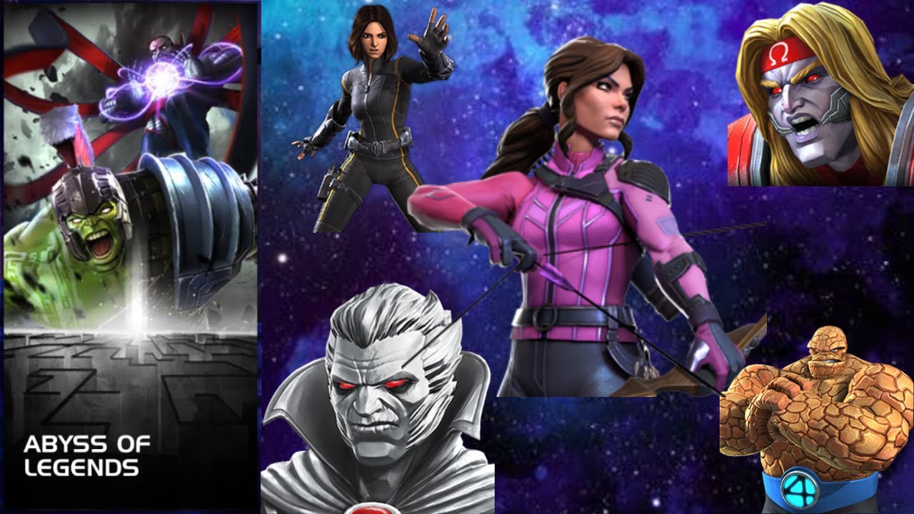 ABYSS OF LEGENDS Easiest Path Guide Part 1 MARVEL CONTEST OF CHAMPIONS ...