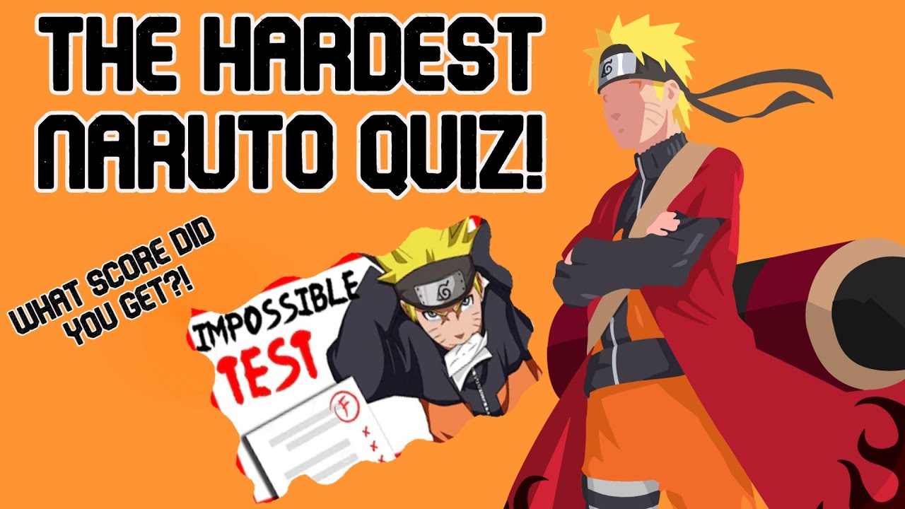 HARD Naruto Quiz - I swear I'm a Naruto veteran! - YouTube