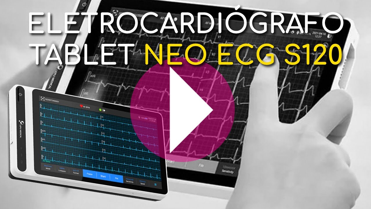 ELETROCARDIÓGRAFO TABLET NEO ECG S120 - YouTube