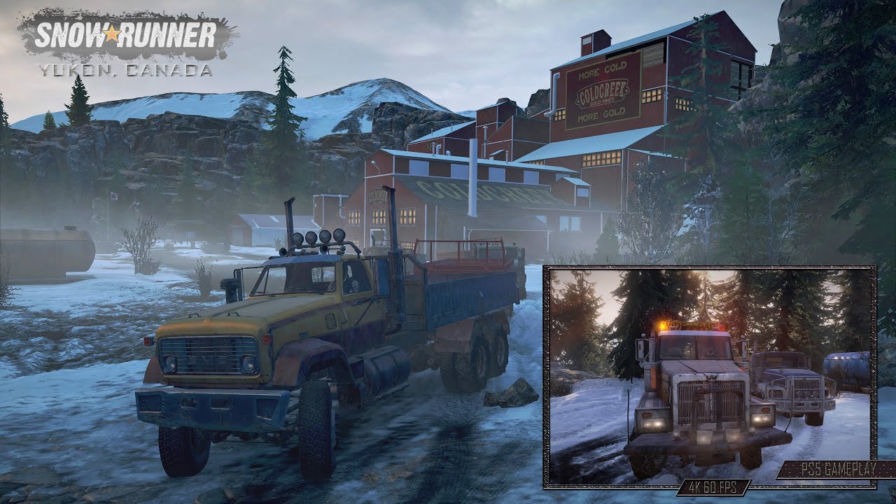 Snowrunner | Cold Creek Gold mine - YouTube