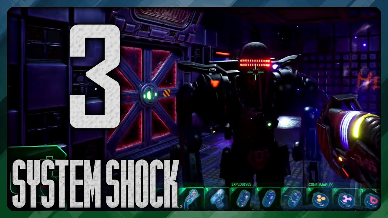 This Game is TOUGH! CRUSHED By Armies of Cyborgs! Part 3: System Shock ...