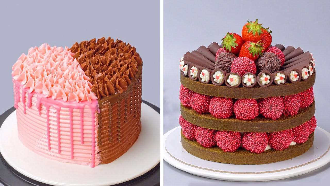 Creative Chocolate Cake Decorating Recipes | 너무 맛있는 초콜릿 케이크 장식 아이디어 ...