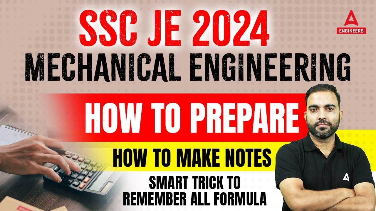 SSC JE 2024 Mechanical Engineering | SSC JE Mechanical की PREPARATION ...
