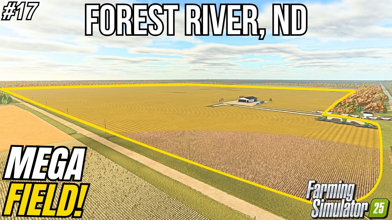 450 ACRE MEGA FIELD HARVEST ON THE $10,000,000 MEGA FARM! | Forest ...