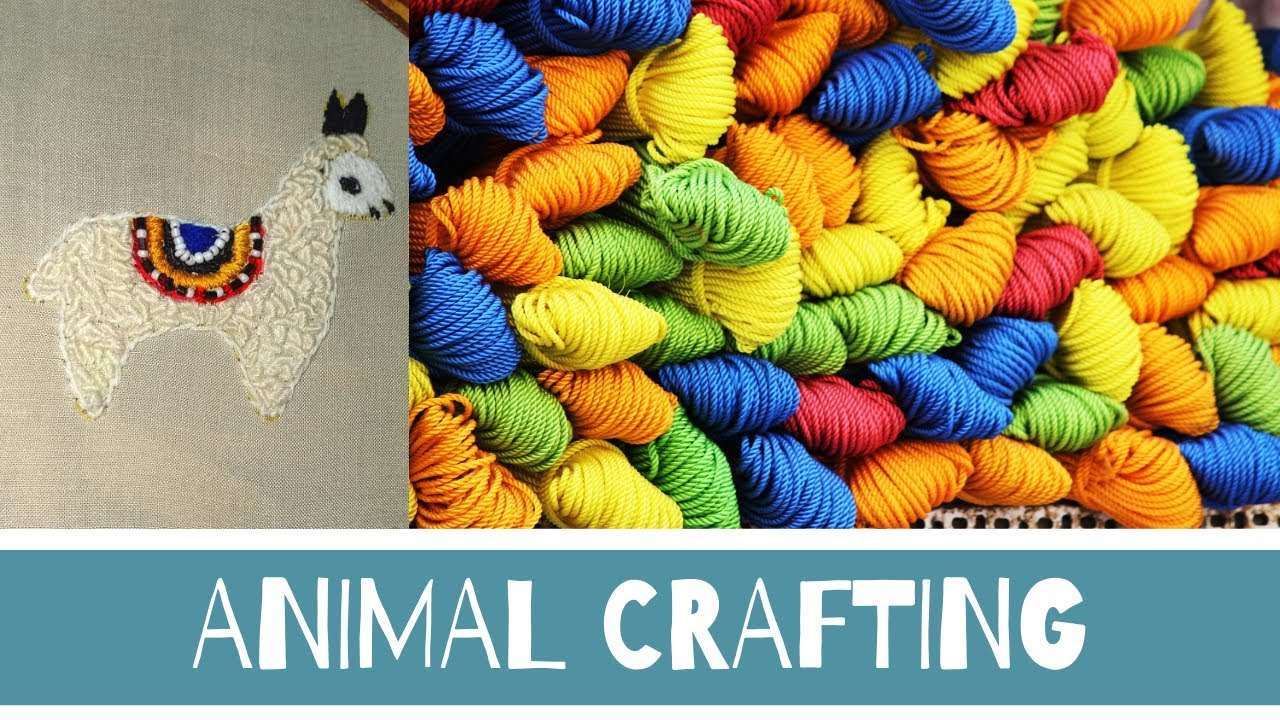 Hand Embroidery Art | Cute animal embroidery Pattern | Thread crafting ...