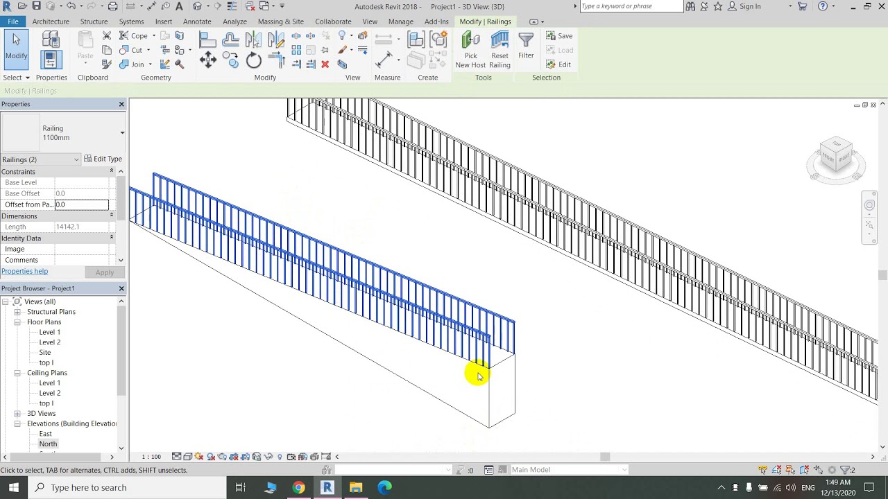 26 Ramp and Railing in Revit - YouTube