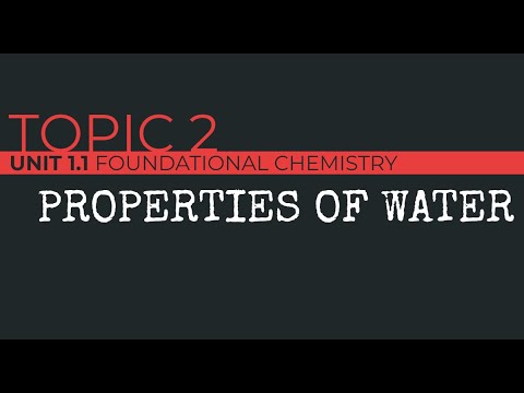 AP Biology: Properties of Water - YouTube