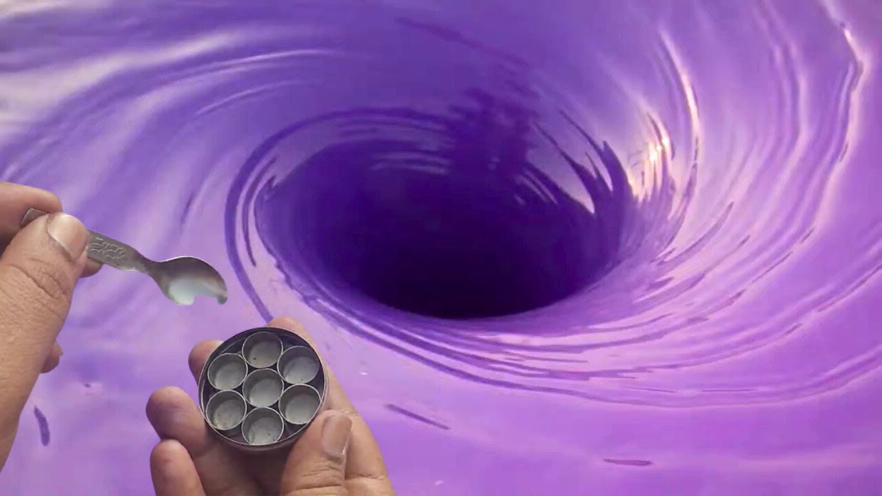 Experiment mini kitchen appliances with whirlpool water. whirlpool ...