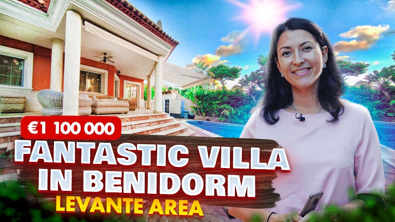 BENIDORM SPAIN. LUXURY VILLA IN LEVANTE AREA. PROPERTY IN SPAIN - YouTube
