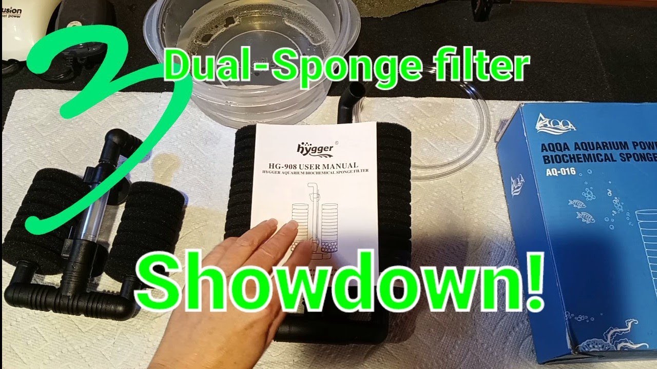 3 dual-sponge filters showdown! comparison, demonstration and review ...