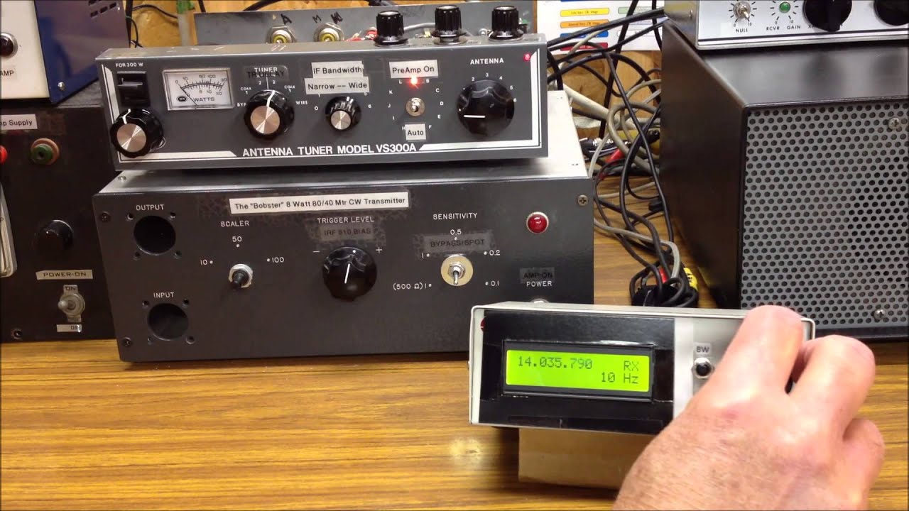 Part 1: Homebrew SA612 Receiver Listening on 20 Meters during CW ...