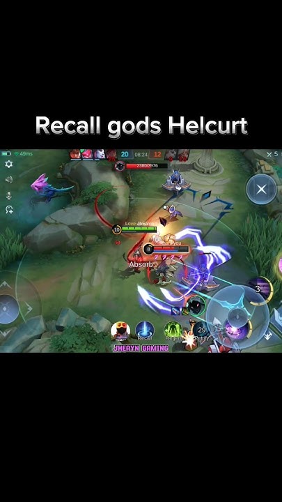 Dyrroth meet pro Helcurt then show his recall gods #dyrroth #helcurt #mobilelegends #shorts # ...