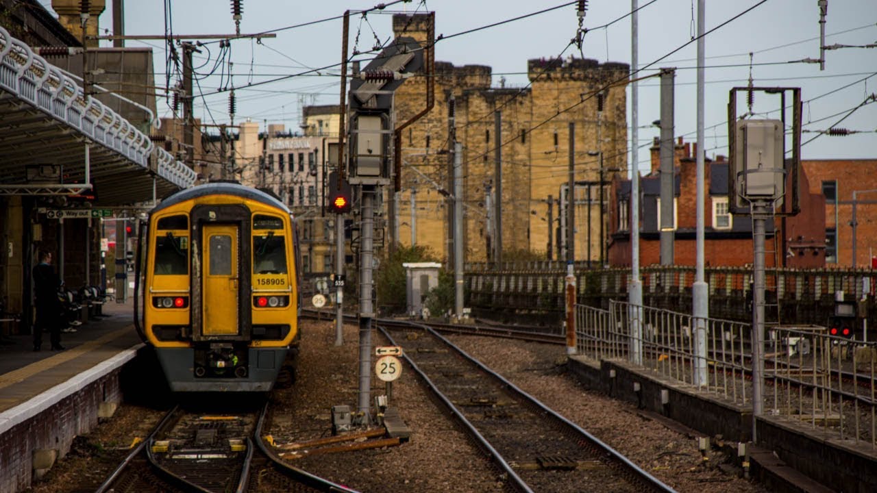 Trains at Newcastle Central - 23 march 2019 - YouTube